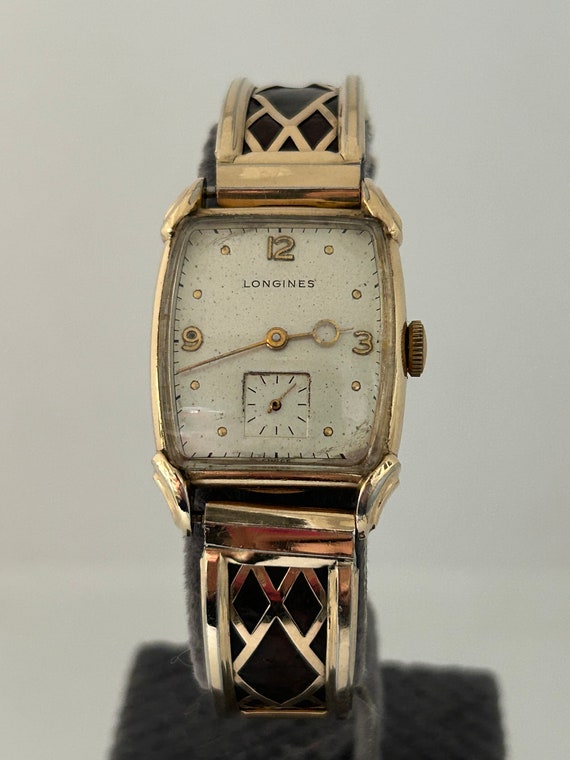Great Longines Art Deco Hand Winding 10 K Gold Plated… - Gem
