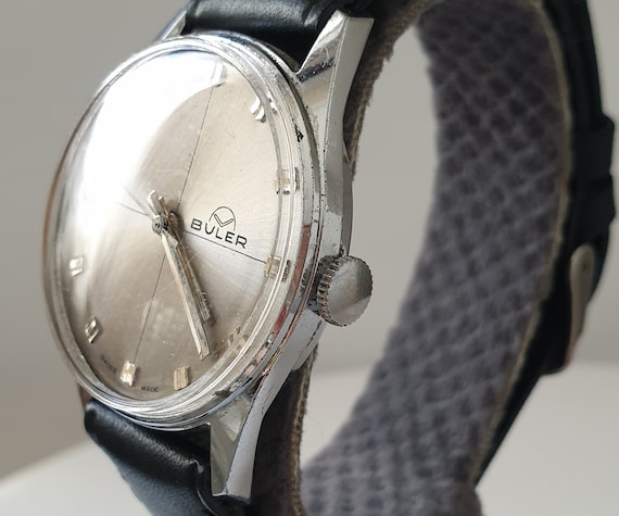 Great BULER Watch Swiss Made Mechanical Hand Wind For… - Gem