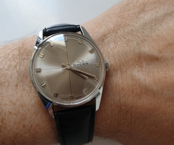 Great BULER Watch Swiss Made Mechanical Hand Wind For… - Gem