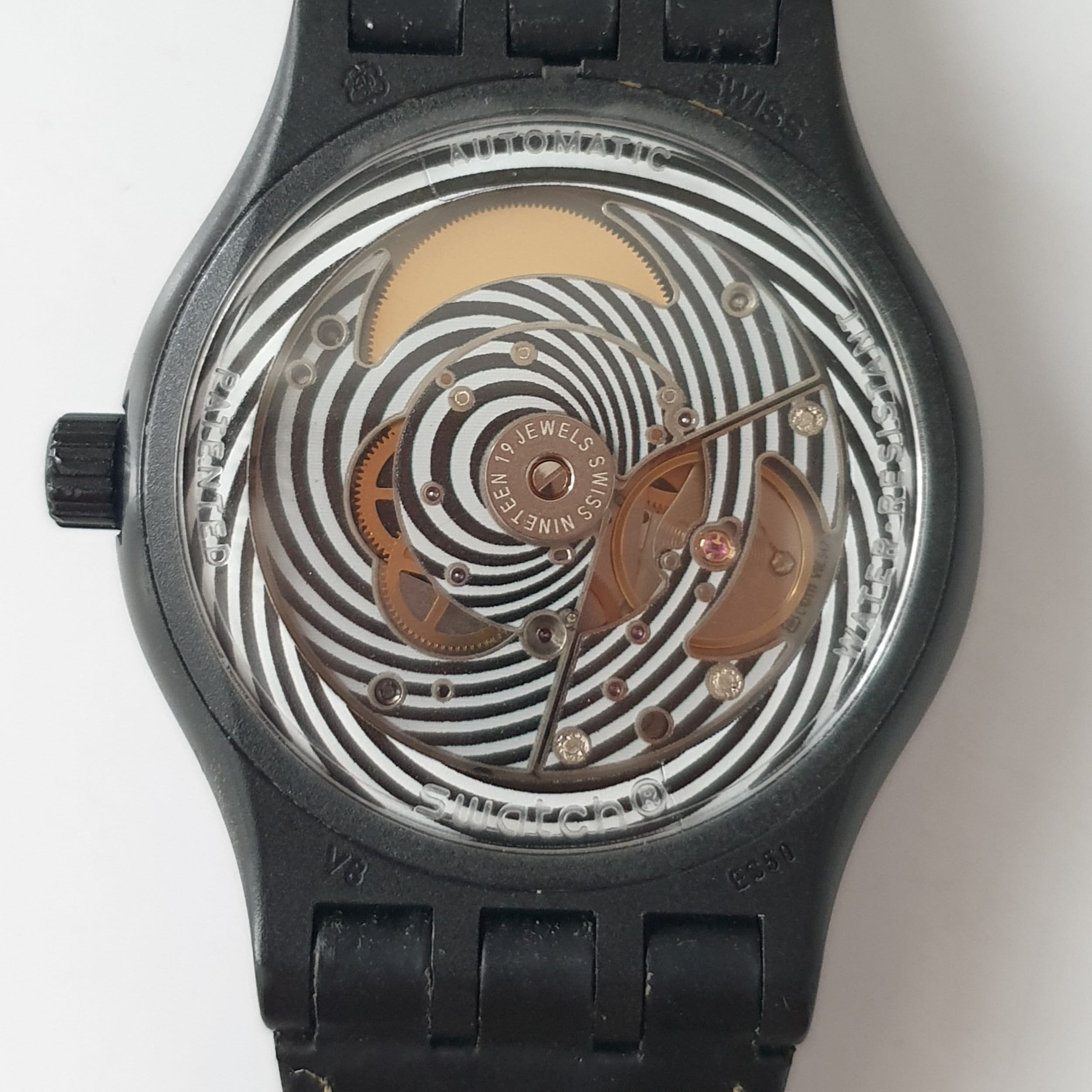 Swatch System51 Automatic SUTB400 42mm Black Plastic Collectible Wrist ...