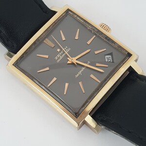 Rare Zenith Automatic Respirator Kennedy Vintage 1960's Tank Wristwatch ...