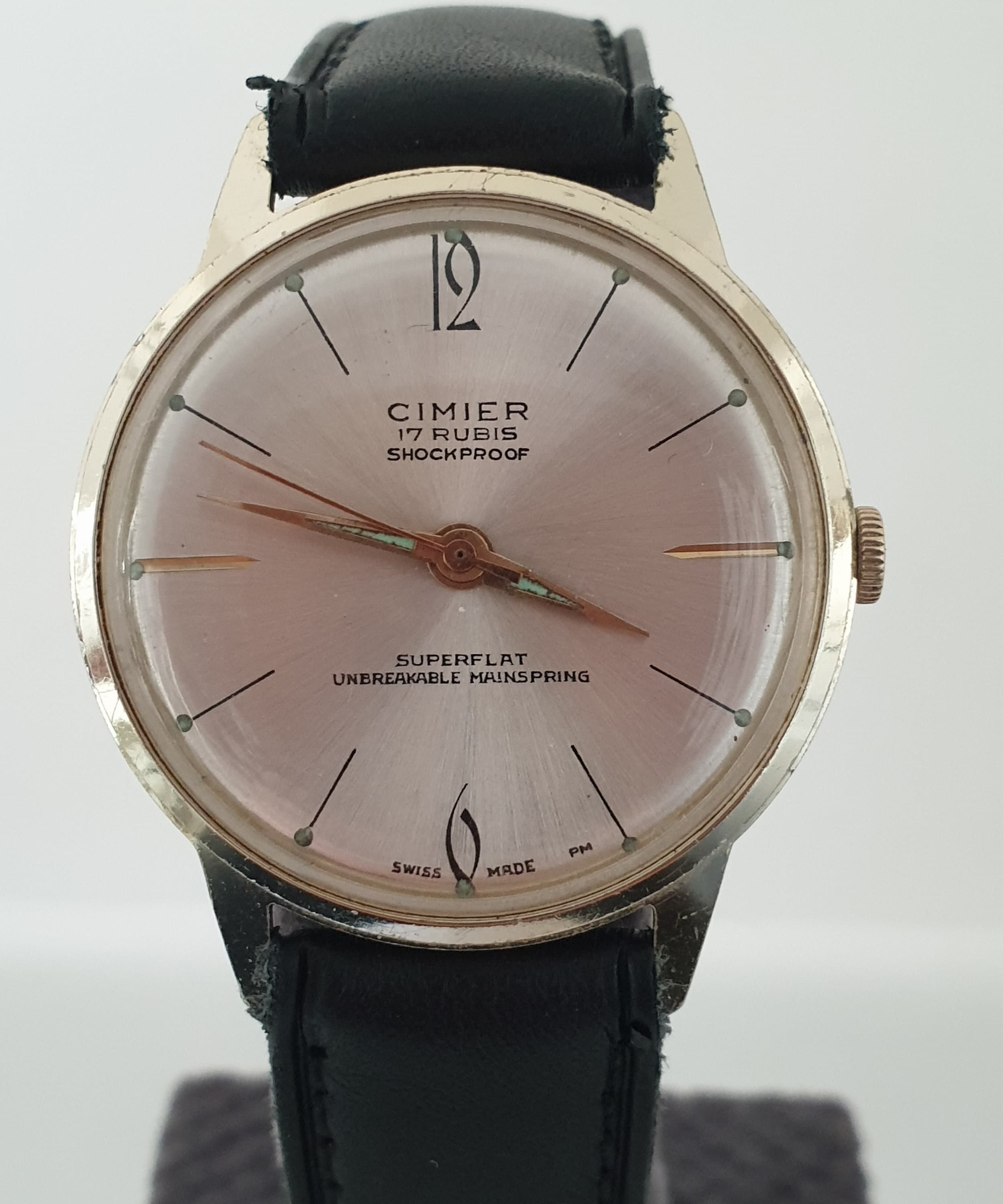 Rare Cimier Vintage Mechanical Hand Winding Superflat Wristwatch ...