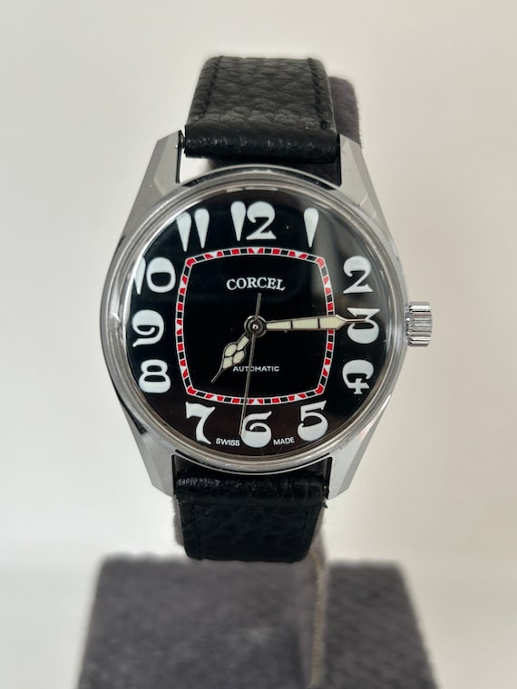 Rare CORCEL Automatic Swiss WristWatch, Men's Unique … - Gem