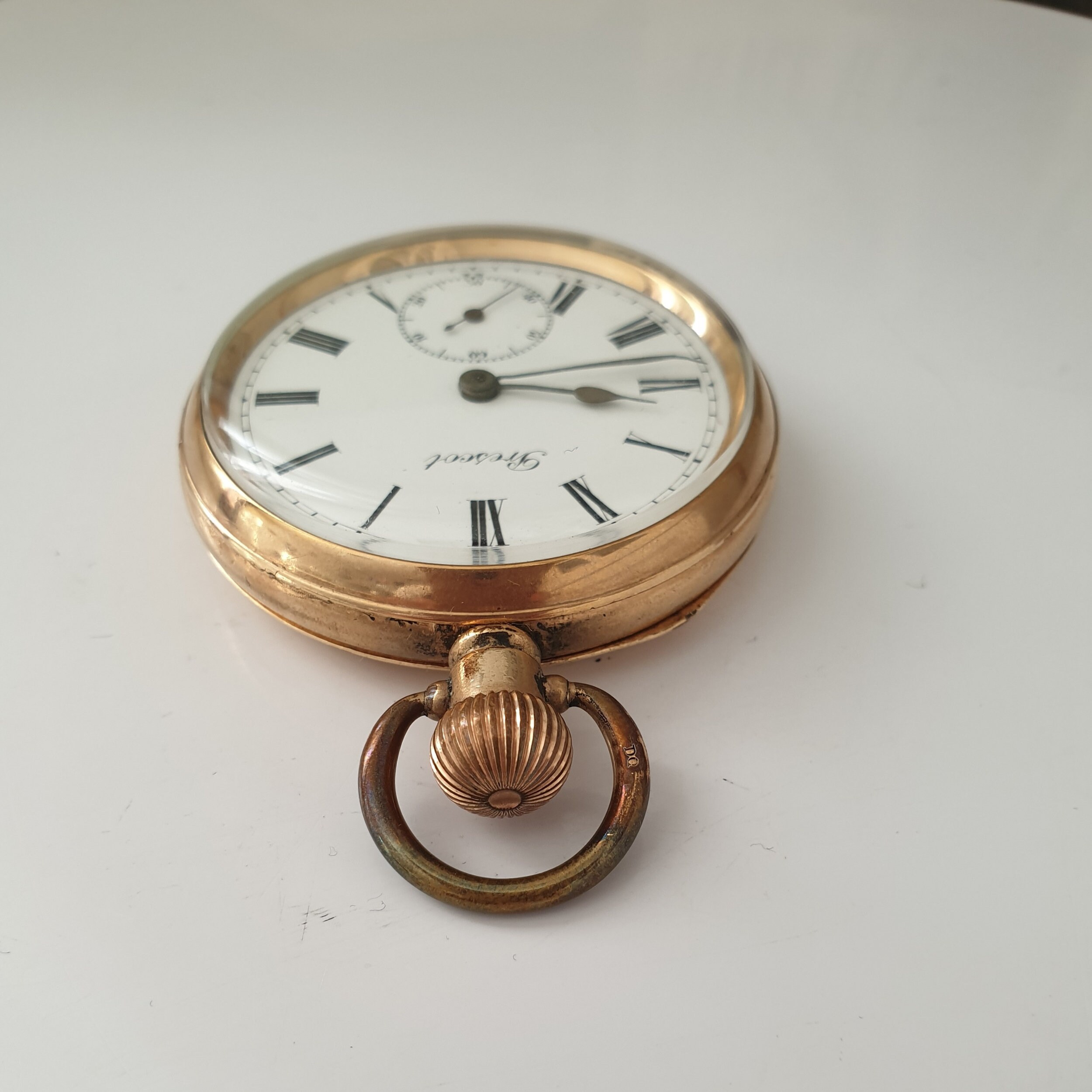 Antique Prescot Gold Plated Pocket Watch England Ca. 1900 - Etsy