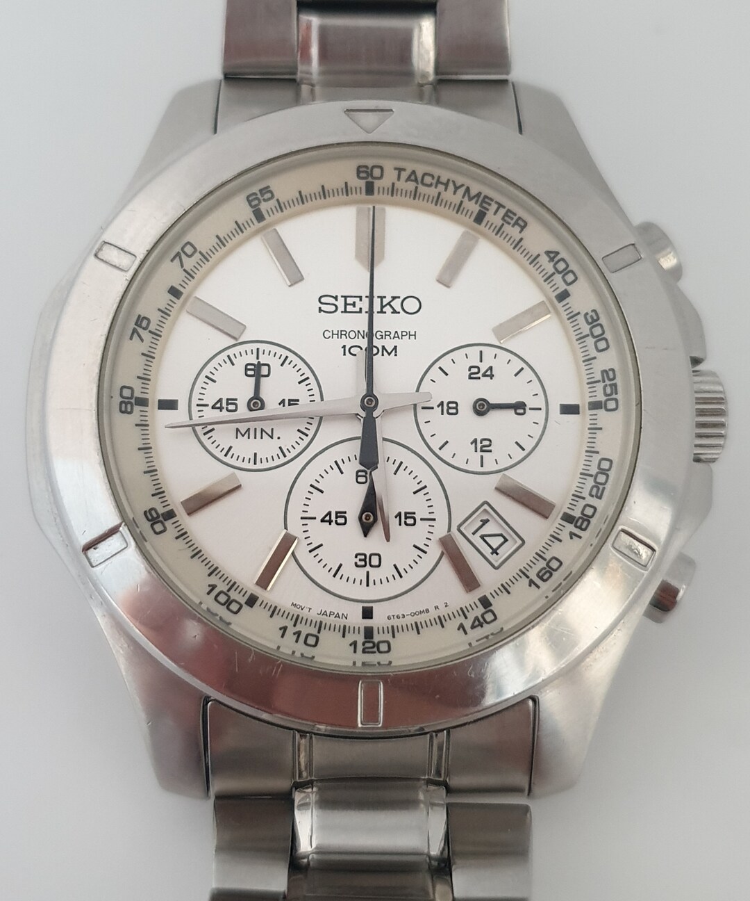 Great Seiko Chronograph Quartz Date 6T63-00G0, Rare Vintage Seiko ...