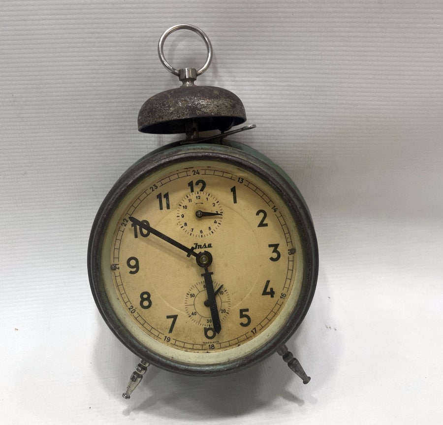 Vintage 1940s Insa Mechanical Alarm Clock, Yugoslavian Desk Clock - Etsy