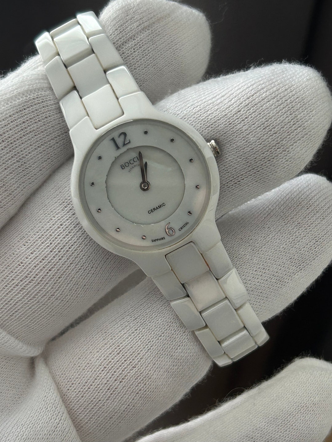 Boccia Titanium Ceramic Women Quartz Watch , Minimalist Elegant and ...