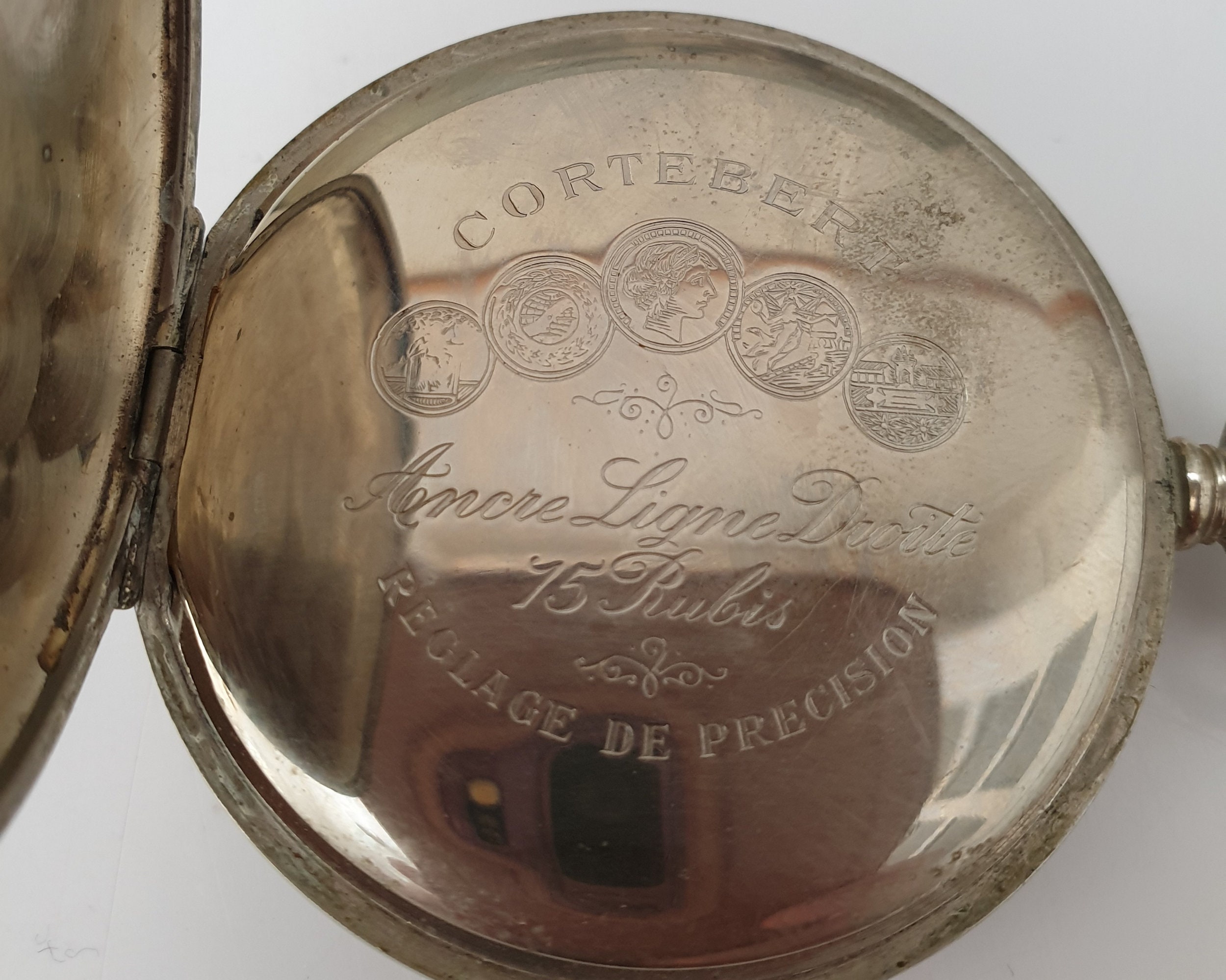 Cortebert 'anti Magnetic' Pocket Watch,vintage First Half 20th Century ...