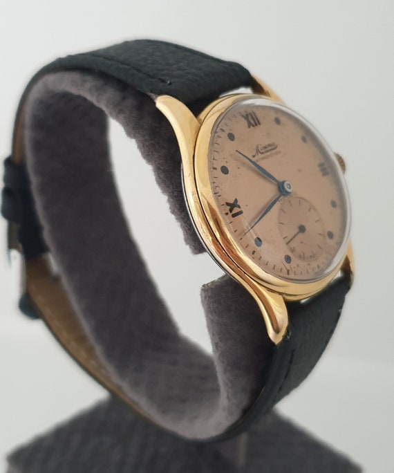 Ultra Rare Minerva Vintage Mechanical Hand Wind Wrist… - Gem