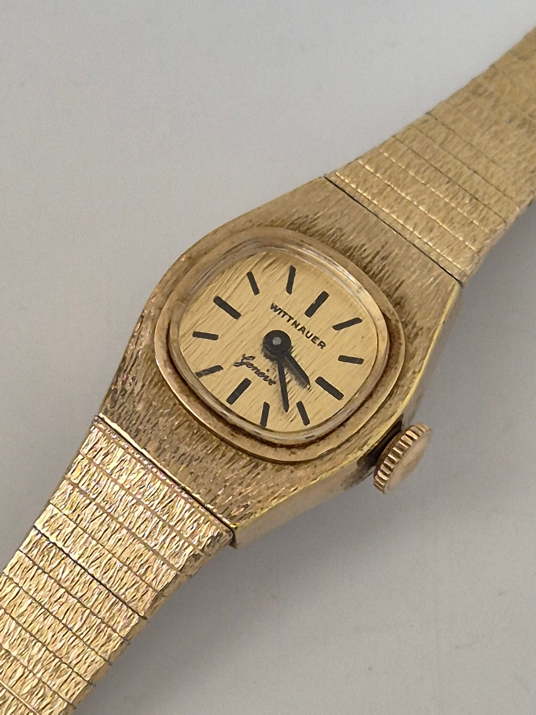 Wittnauer Geneve by Longines Vintage Women's 10K RGP Bezel Analog Watch ...