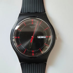 Vintage Swatch Originals GAET Swiss Quartz SUOB714 Unisex Watch ,size ...