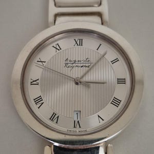 Rare Auguste Reymond 925 Sterling Silver Watch,all Original,nos ...