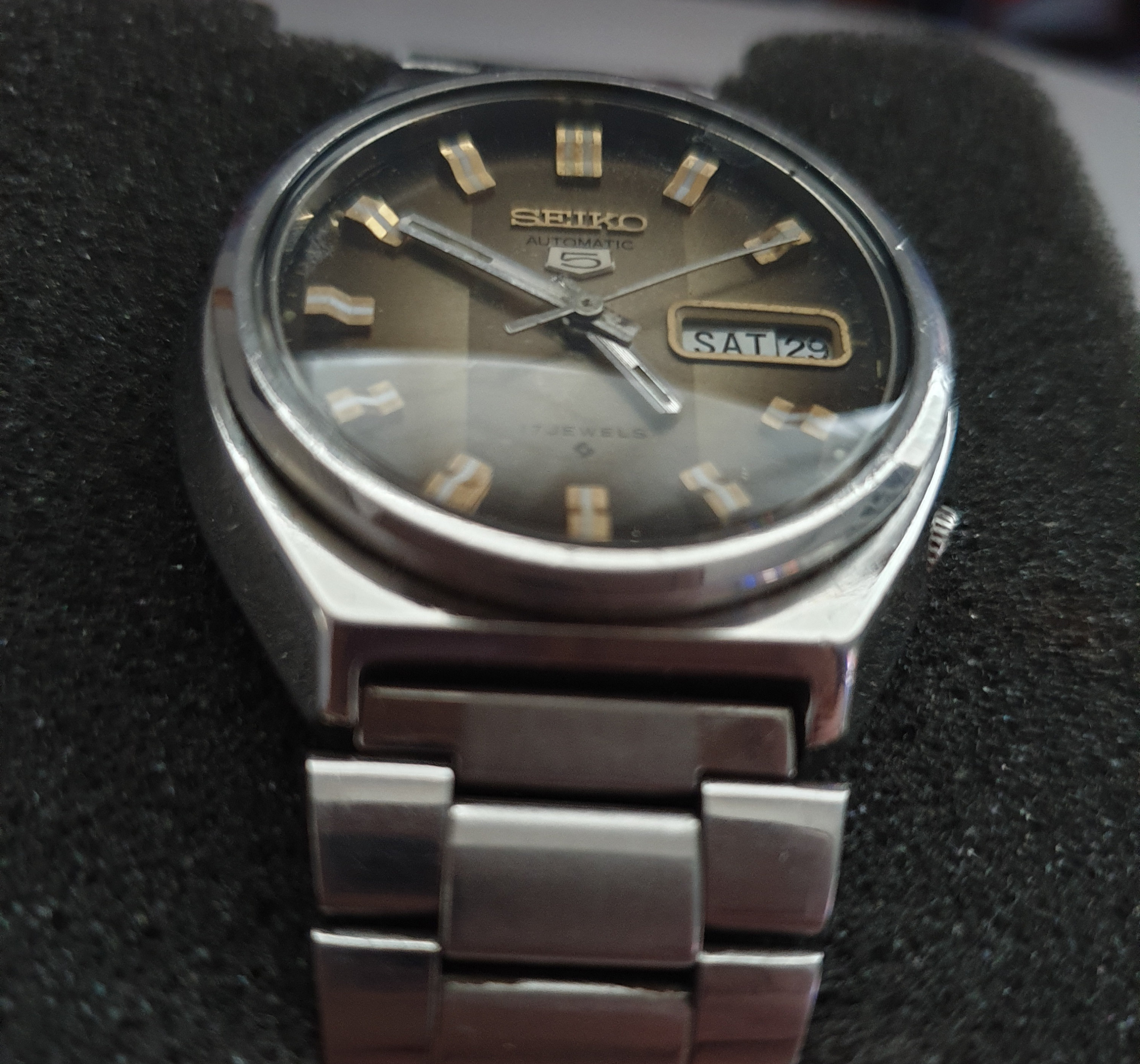 Seiko 5 Automatic Movement 6119-7540 Cal. 1970's Vintage Japan Made Men ...