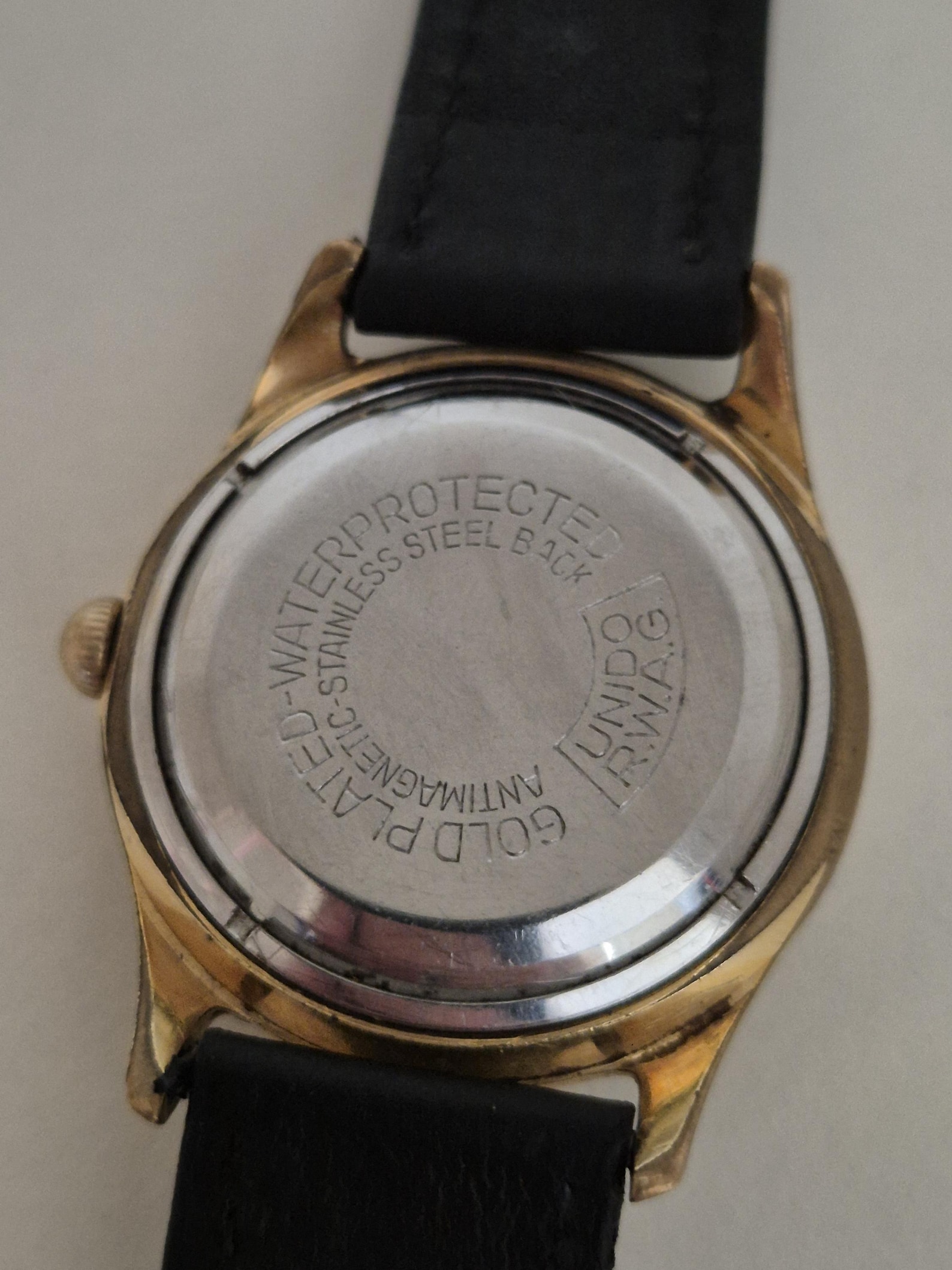 Vintage Zentra Automatic Bullseye Watch, German Made 1950s, Gold Plated ...