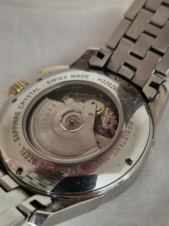 Rare Hamilton Automatic Chrono Watch Two Tone Stainle… - Gem