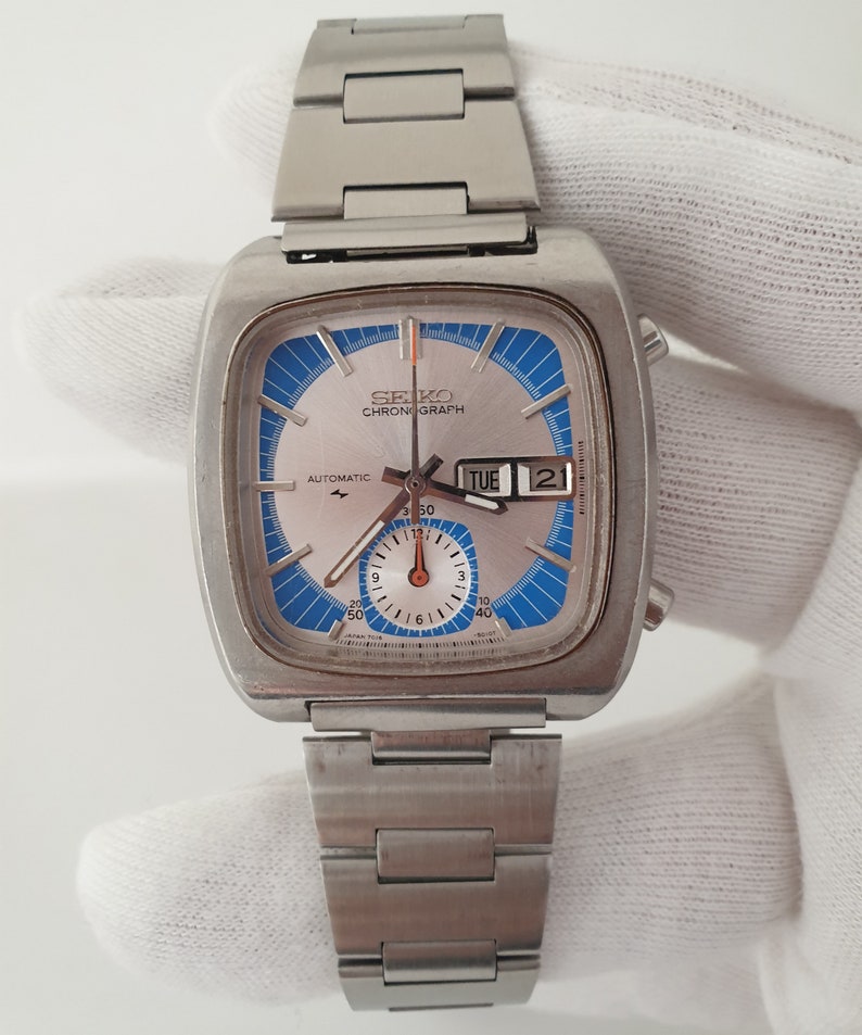 Ultra Rare Seiko Monaco Automatic Chronograph Men's Watch 7016-5011 ...