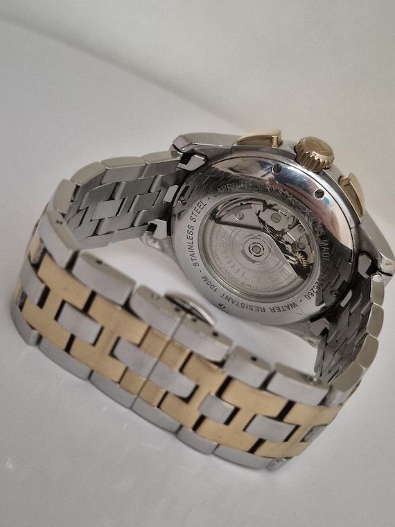 Rare Hamilton Automatic Chrono Watch Two Tone Stainle… - Gem