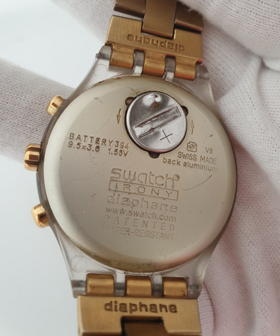 Rare Swatch Irony Diaphane Full-Blooded Chronograph S… - Gem