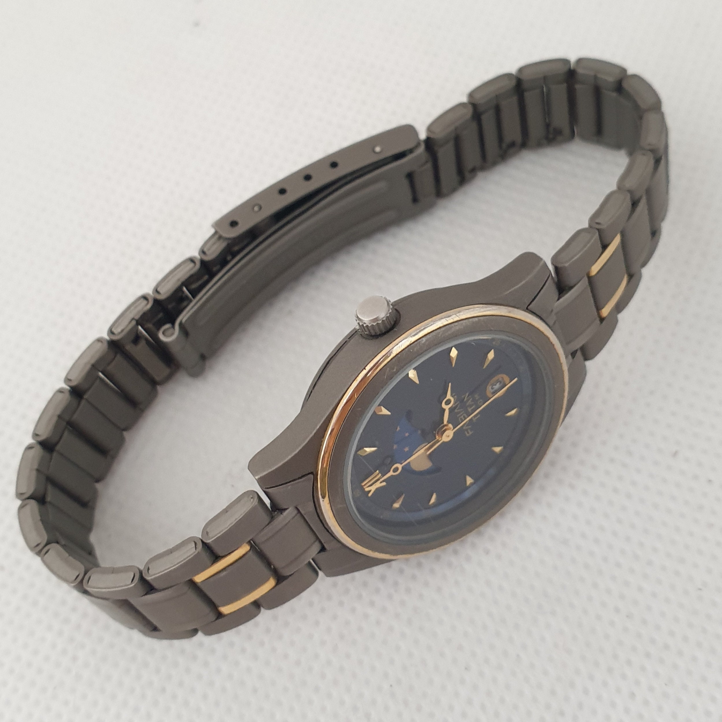 Stunning Fabiani Titan Moonphase Vintage Japan Miyota Quartz 1990's ...
