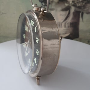 Rare Vintage JERGER Repetition Alarm Clock Luminous,west Germant Desk ...