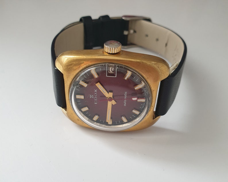 Vintage Rare EDOX AUTOMATIC Watch Beautiful Condition - Etsy