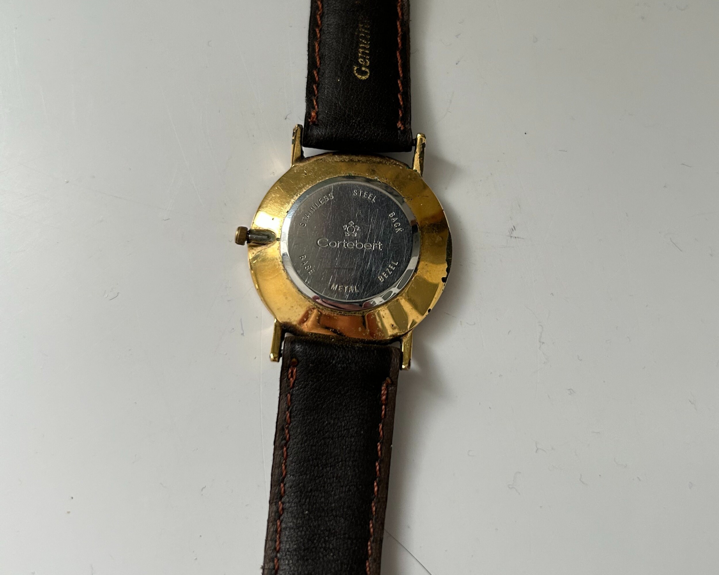 Rare Cortebert Swiss Quartz Slim Vintage Wristwatchclassic - Etsy