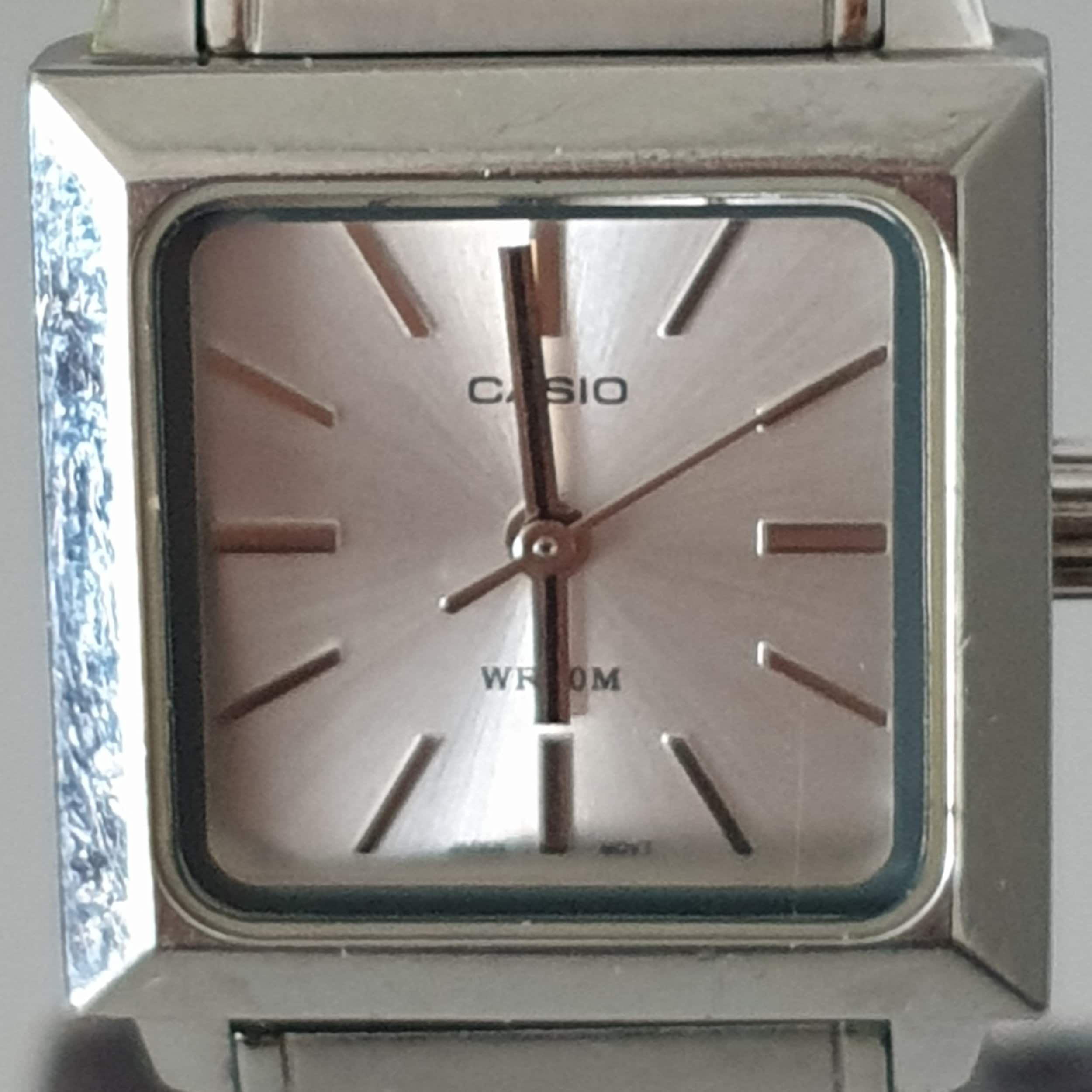 Amazing Vintage Casio White Dial Unisex Watch With Steel - Etsy