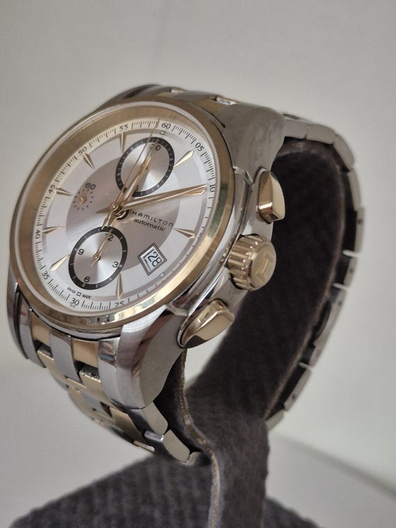 Rare Hamilton Automatic Chrono Watch Two Tone Stainle… - Gem