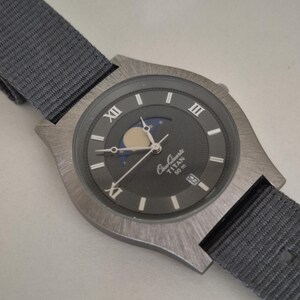 Vintage Osco Titan Moonphase Quartz Watch, German Minimalist Dress ...