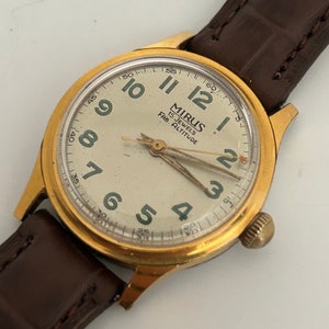 Great Mirus 15 Jewels Fab. Altitude Hand Winding Vintage 1960's ...