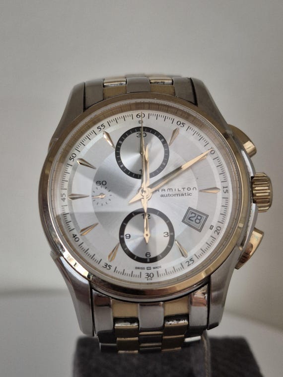 Rare Hamilton Automatic Chrono Watch Two Tone Stainle… - Gem