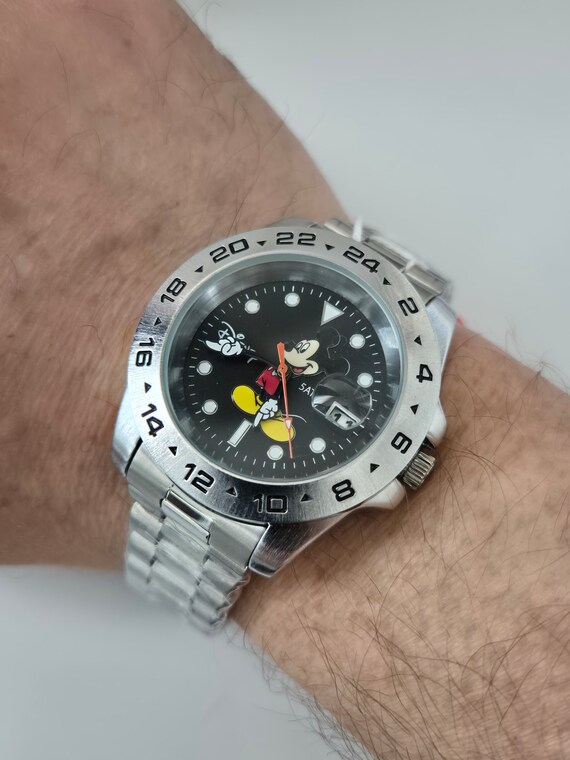 Vintage Mickey Mouse Disney Watch Quartz Japan Collec… - Gem