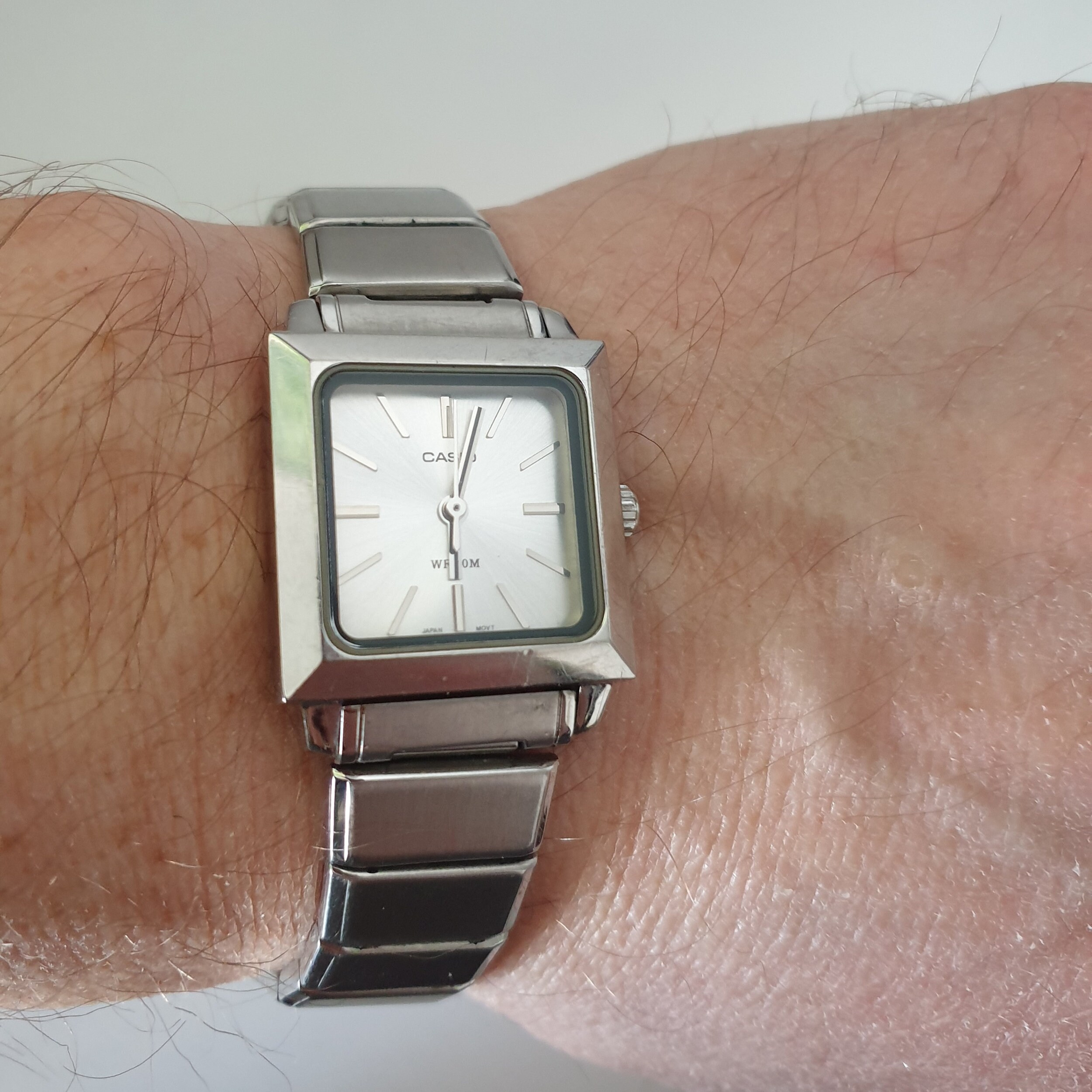 Amazing Vintage Casio White Dial Unisex Watch With Steel - Etsy