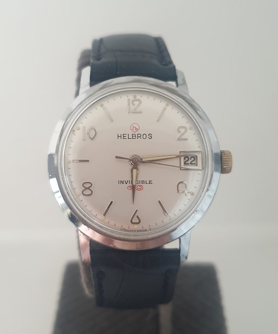 Rare HELBROS Vintage 1950's Mechanical Hand Winding … - Gem