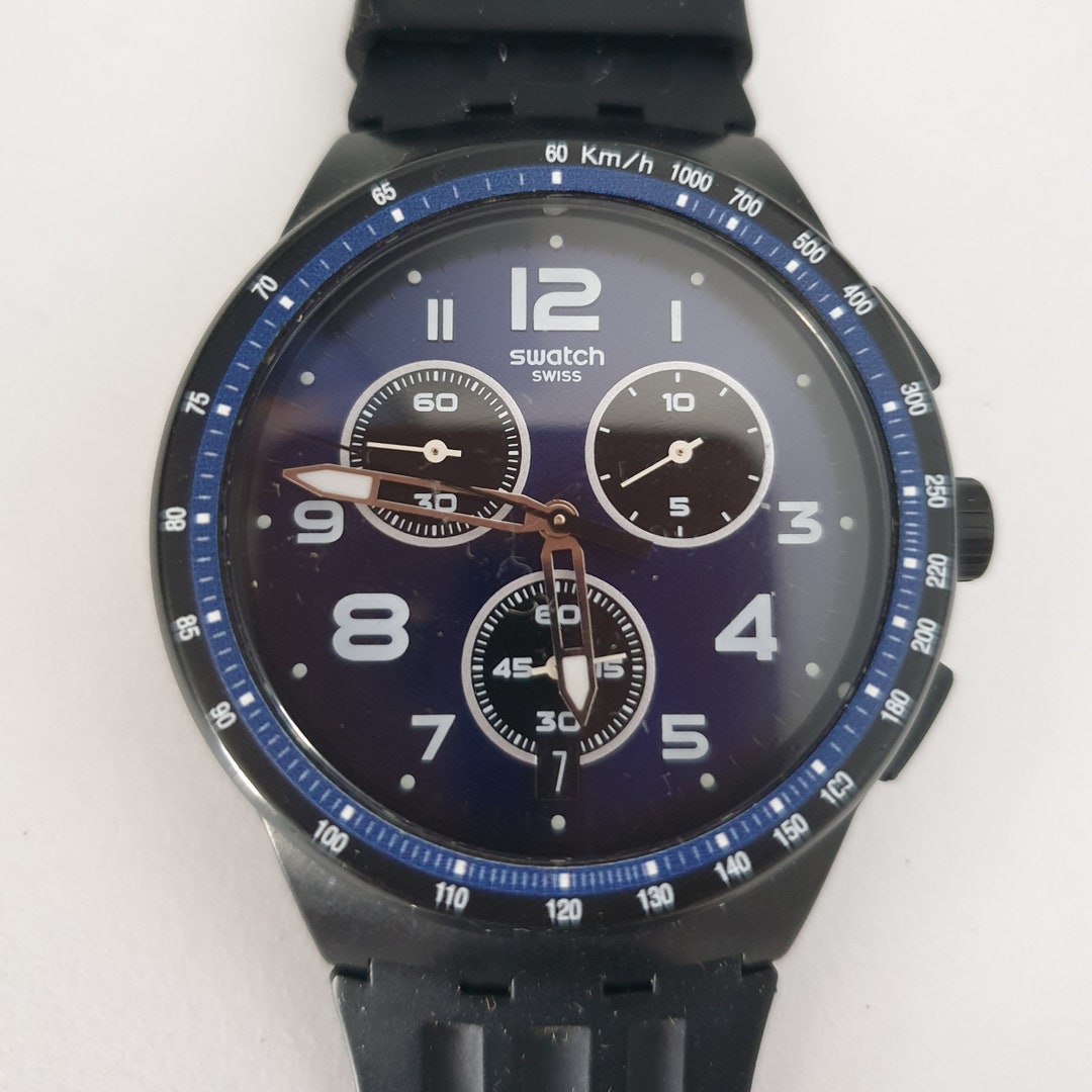Swatch Vintage Watch Chrono NITESPEED SUSB402 Great Condition , With ...