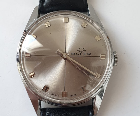 Great BULER Watch Swiss Made Mechanical Hand Wind For… - Gem