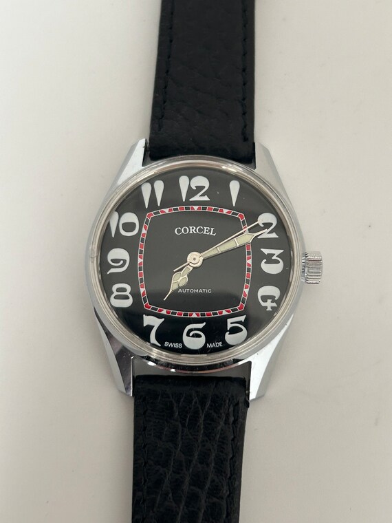 Rare CORCEL Automatic Swiss WristWatch, Men's Unique … - Gem