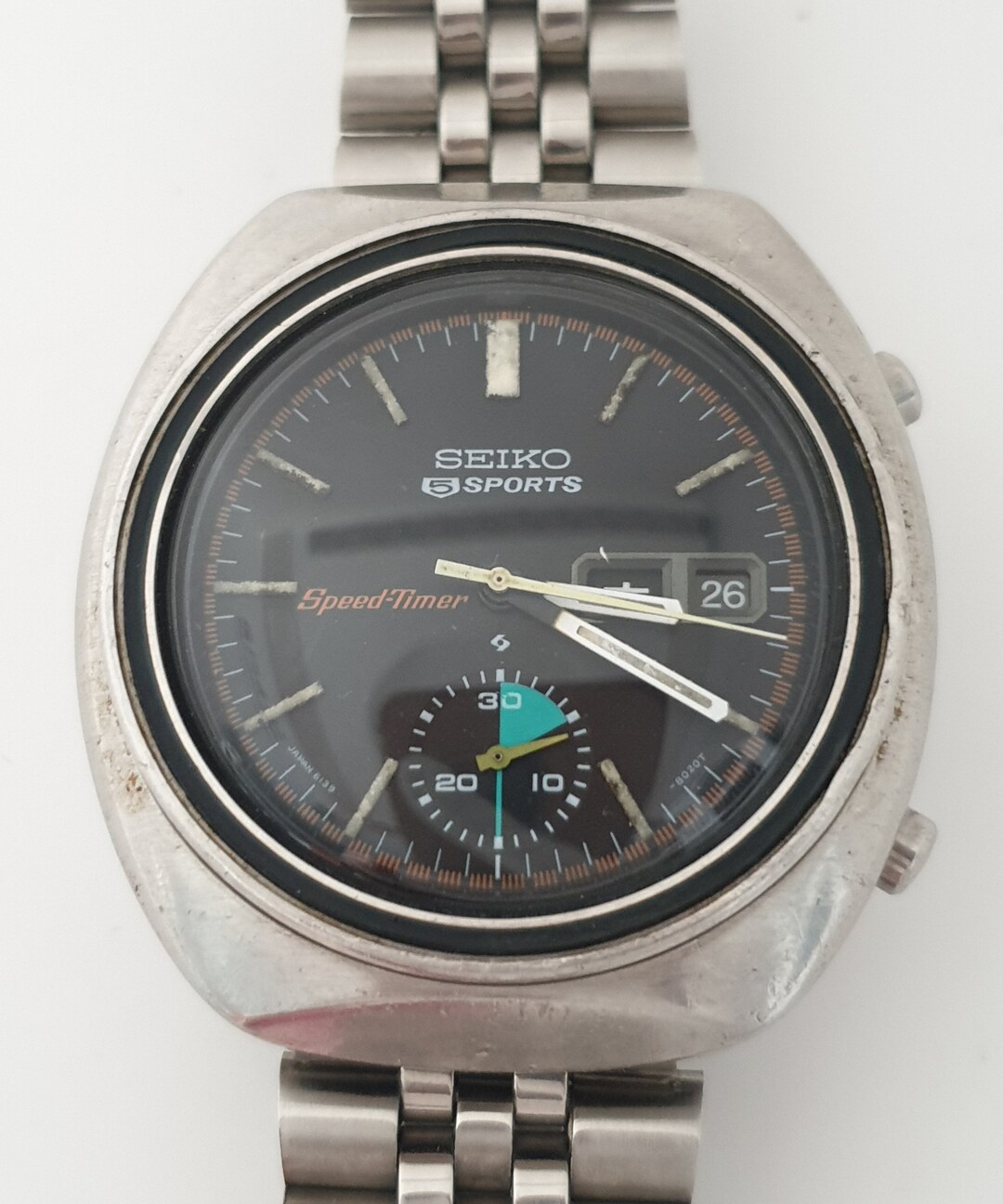Ultra Rare Seiko 5 Sports Automatic Chronograph Speed Timer - Etsy