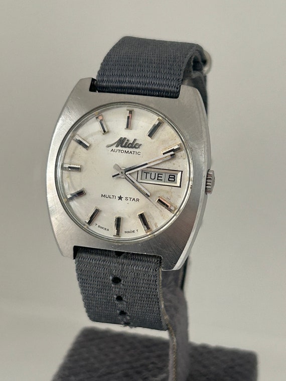 Rare Mido Multi Star Automatic Men Vintage 1970-1979… - Gem