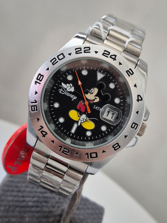 Vintage Mickey Mouse Disney Watch Quartz Japan Collec… - Gem