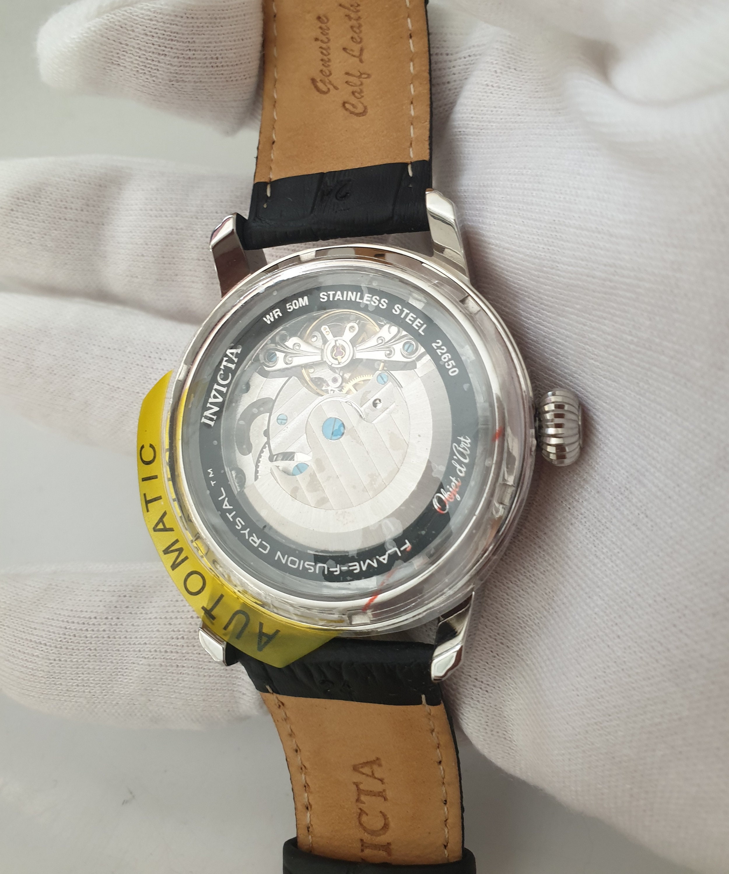 İnvicta Automatic Watch NOS Condition Skeleton Moonphase All Original ...
