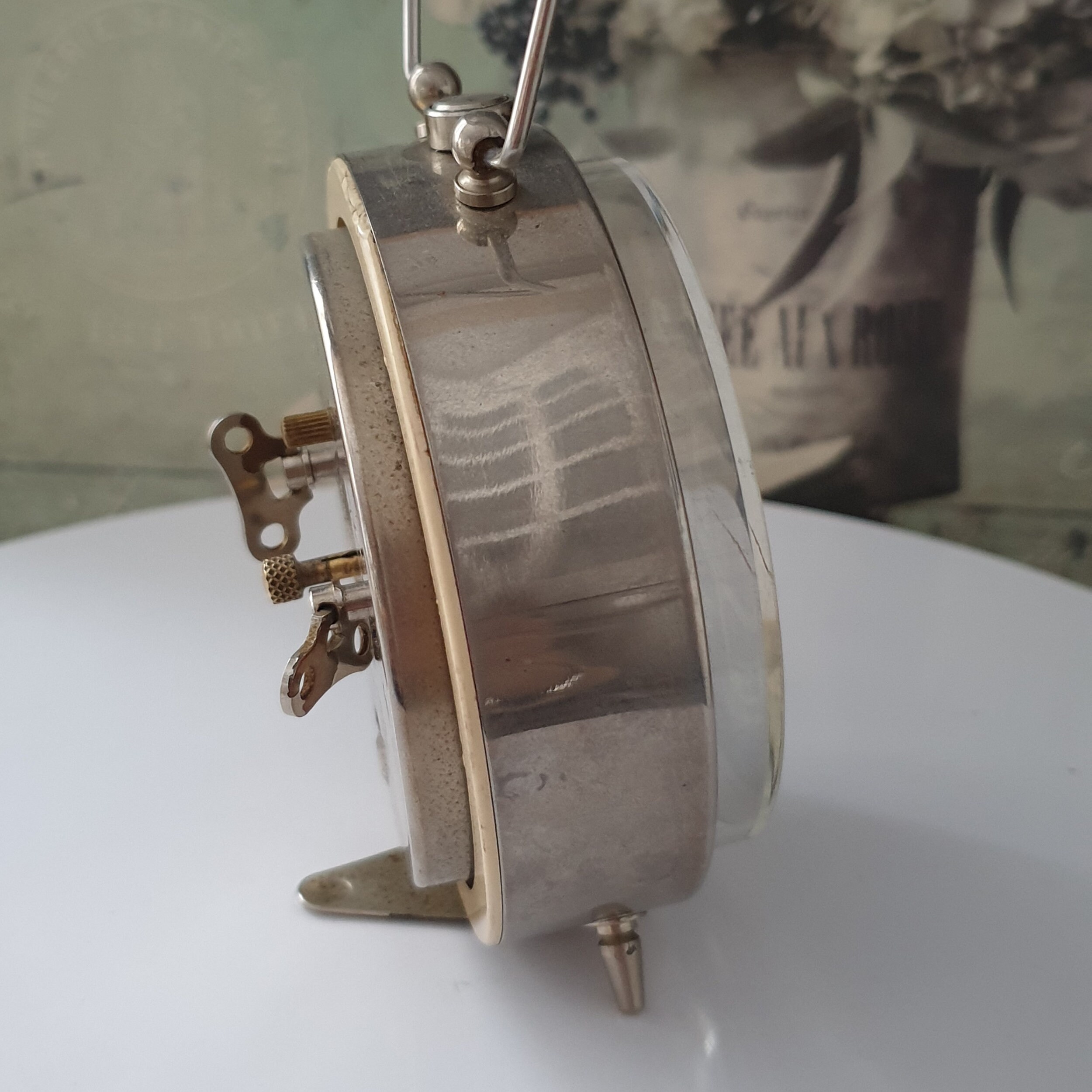 Rare Vintage JERGER Repetition Alarm Clock Luminous,west Germant Desk ...