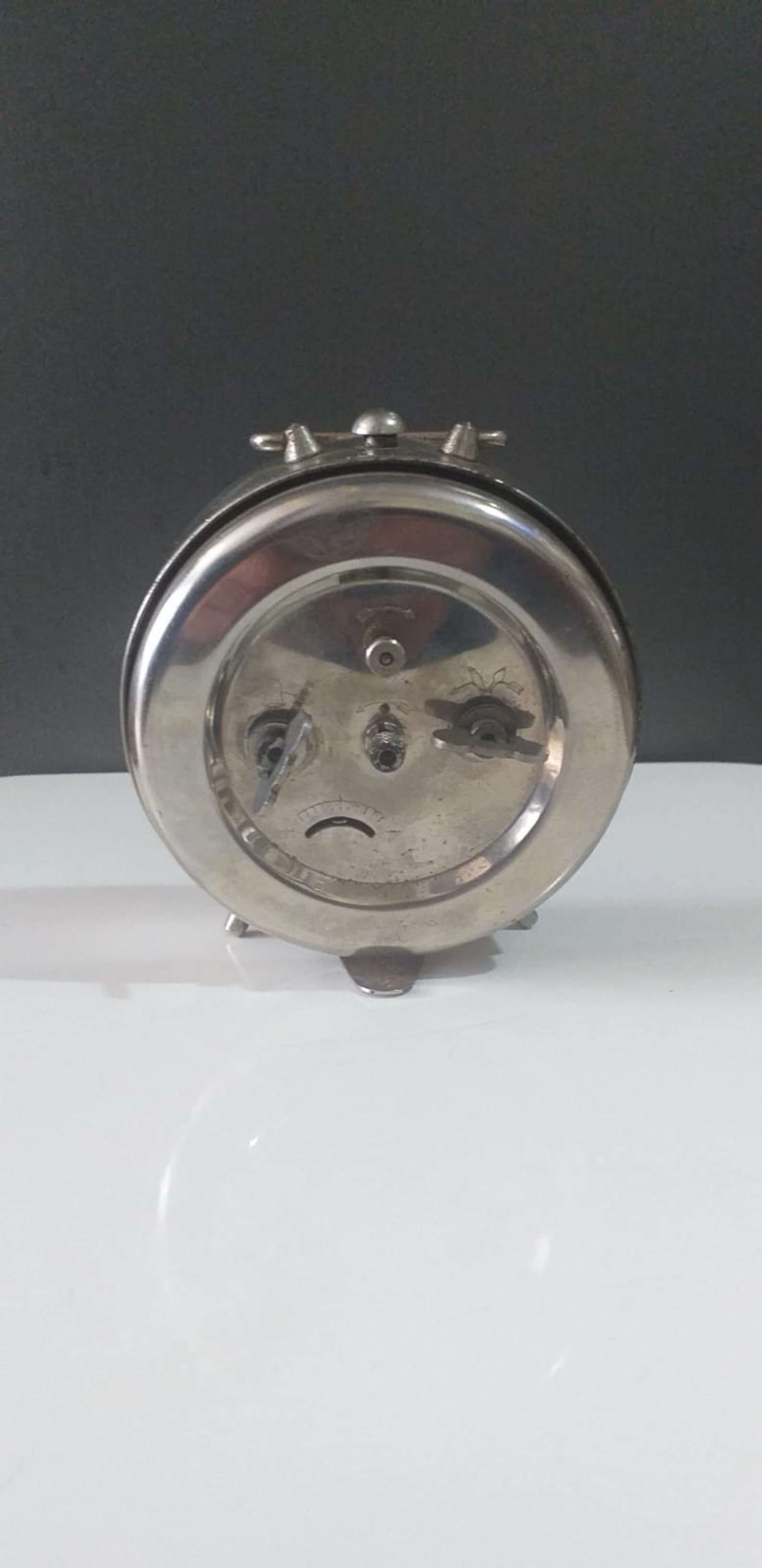 Vintage 1960' S Peter Mechanical Alarm Table Clock, Antique German ...