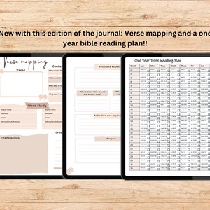 Digital Faith Journal, Printable, Verse Mapping Journal, Faith Planner ...