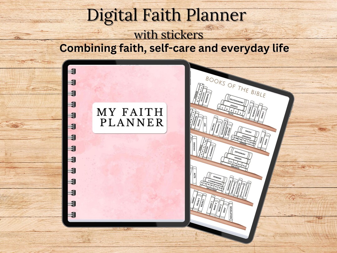 Digital Faith Planner: Prayer Journal, Bible Study (goodnotes) - Etsy