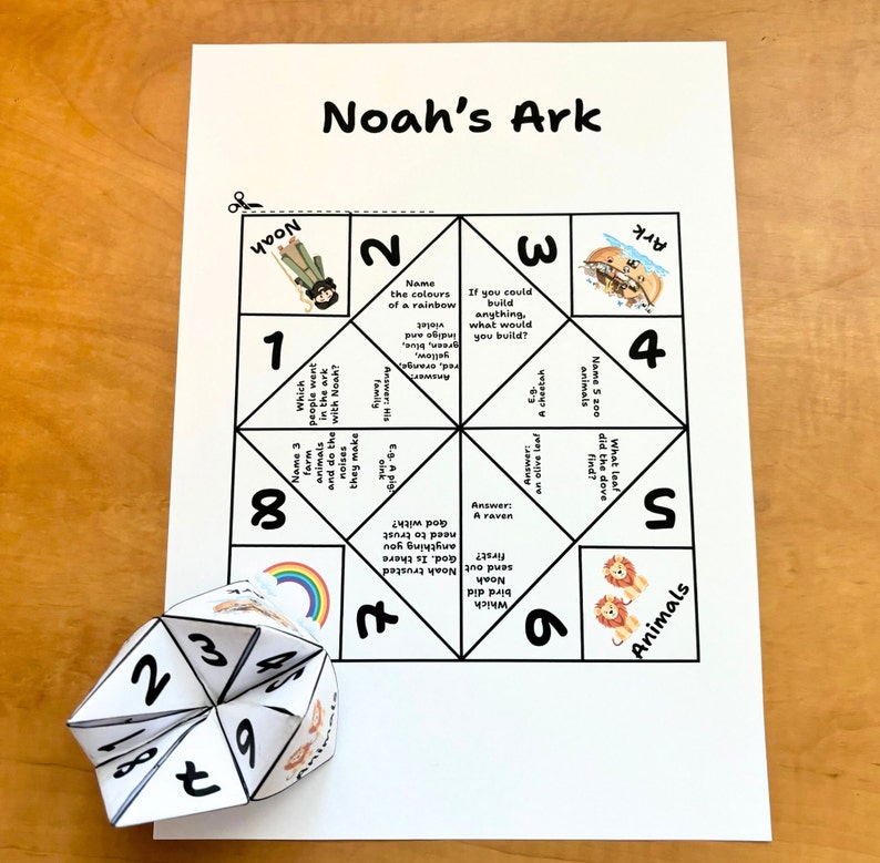 Bible Worksheets for Kids, Bible Activities for Kids, Christian ...