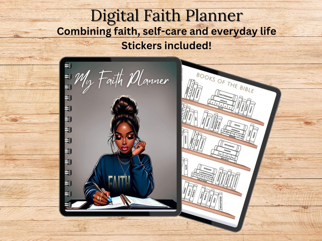Digital Faith Planner: Bible Study, Prayer, Self-care (goodnotes ...