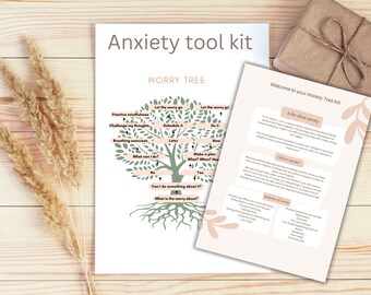 Anxiety Worksheets for Teenagers PDF - Etsy
