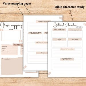 Bible Study Bundle: Daily Devotional, Verse Mapping (PDF Digital) - Etsy
