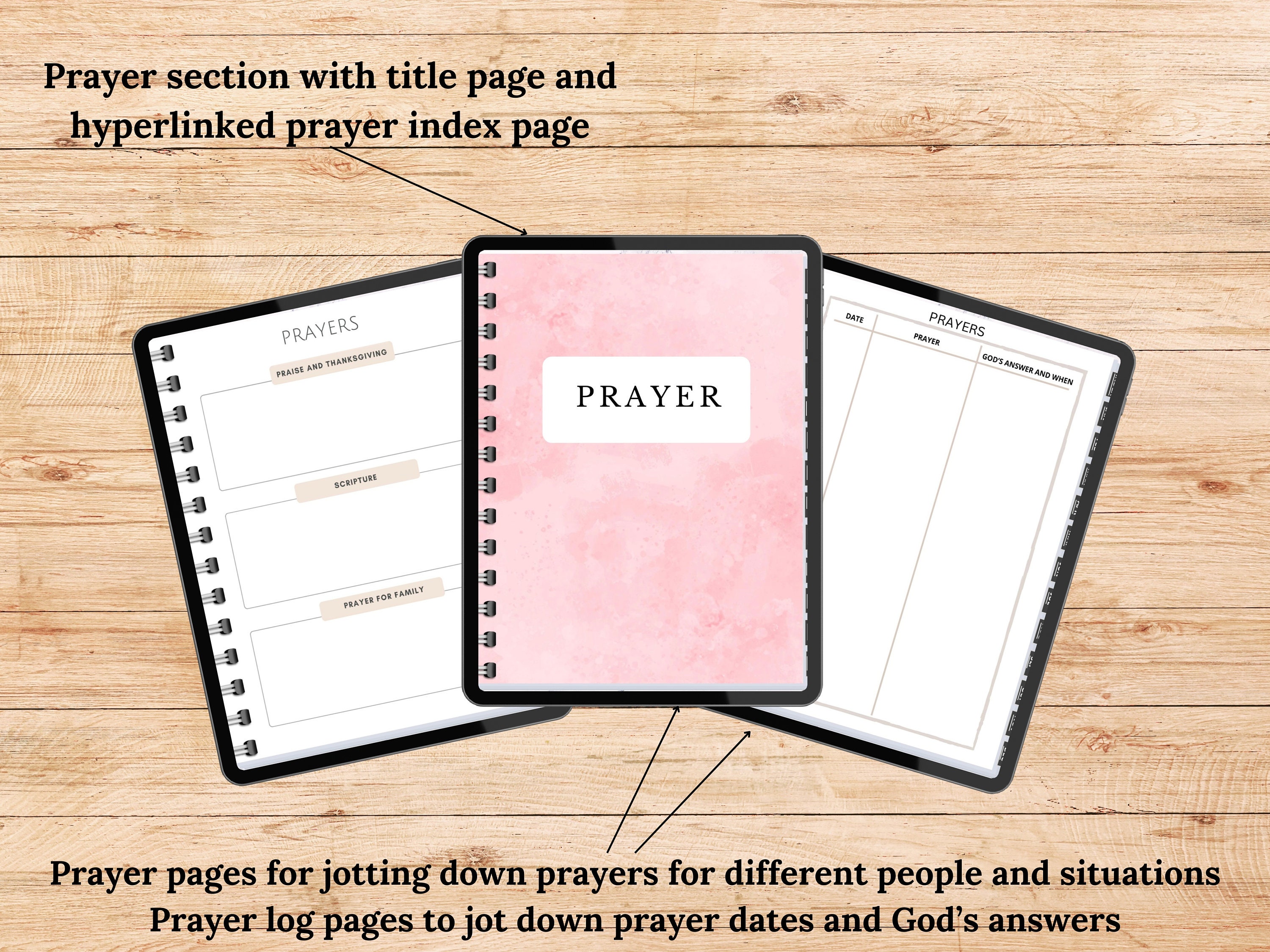 Digital Faith Planner: Prayer Journal, Bible Study (goodnotes) - Etsy